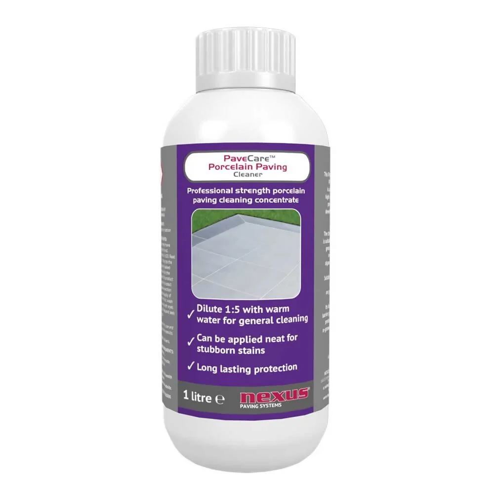 PaveCare Porcelain Paving Cleaner 1L Concentrate (Box=12)