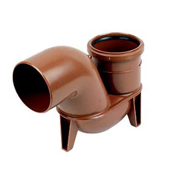 Floplast 110mm Underground Low Back P Trap