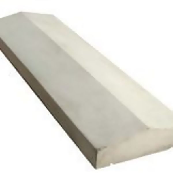 Bowland Stone Single Saddle Coping White 600 x 140mm T/W Ref 0271
