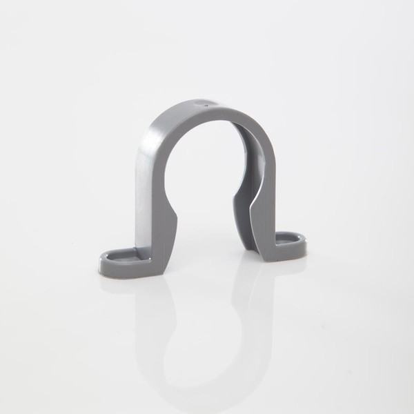 Floplast 32mm Push-fit Pipe Clip Grey REF WP34