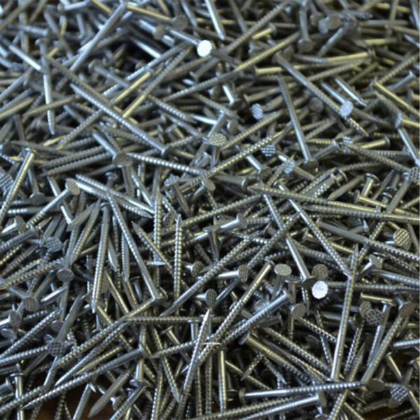 40 x 2.65mm 304 Stainless Steel Flat Head Annular Ringshank Nail