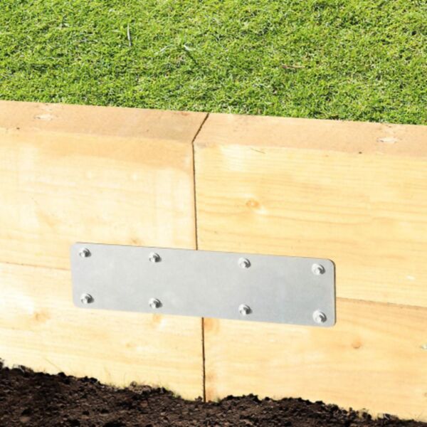 Perry 355mm No.4719 Galvanised Long Internal Sleeper Straight Flat ...