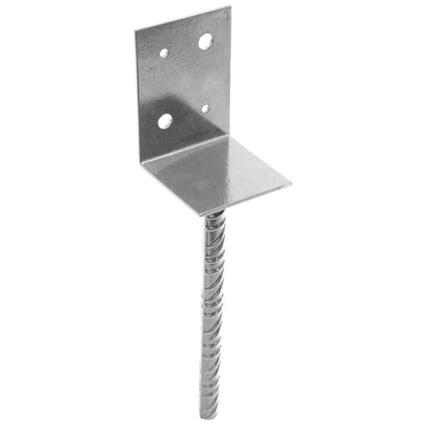 Perry 75mm No.494 Galvanised Sleeper / Base Anchor Bracket to Concrete