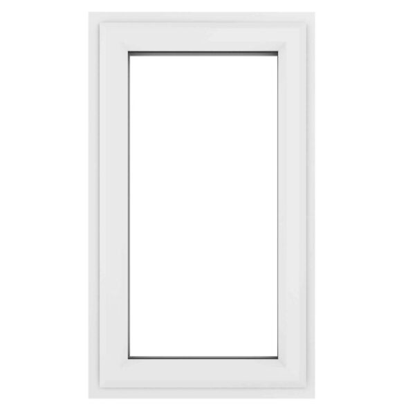 uPVC Window White Right Hand Side Hung 610mm x 820mm Clear Glazing