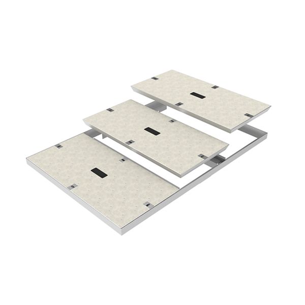 AX-S Concrete Infill Cover & Steel Frame B125 1310mm x 610mm