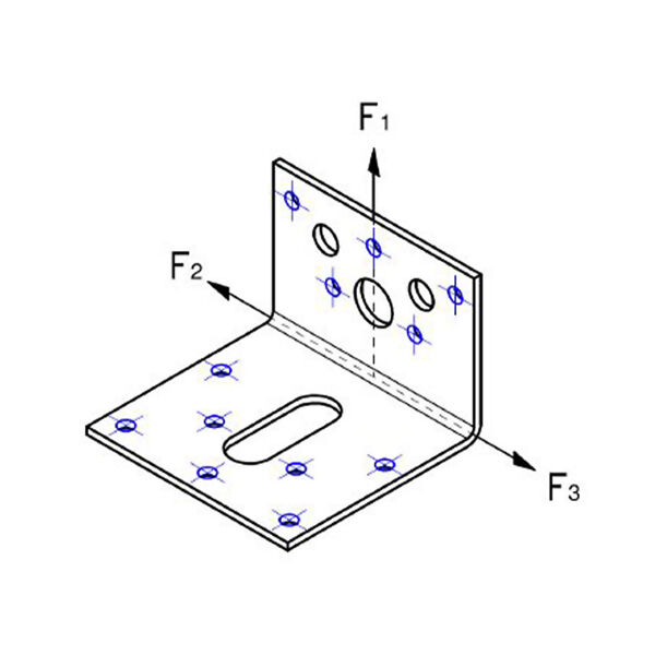 Expamet AB604060 Angle Bracket 60 x 40 mm