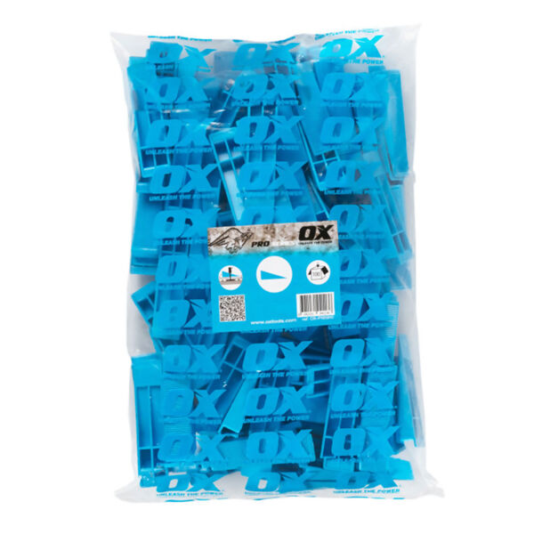 Ox Pro Level Blue Wedges Bag of 100