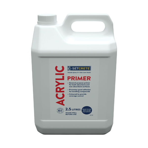 Setcrete Acrylic Primer 2.5Ltr
