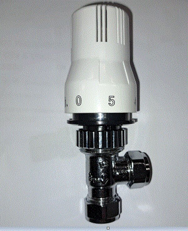 Classic Thermostatic Radiator Valve TRV & Lockshield Pack 15mm Ref 135280