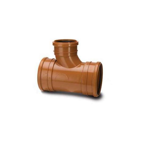 Polypipe Triple Socket Unequal Sewer Junction 160mm x 160mm x 110mm x ...