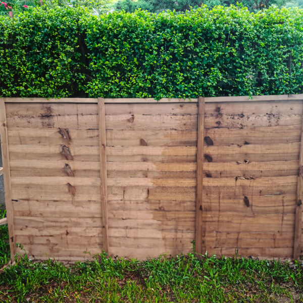 Waney Lap Fence Panel 6ft W x 2ft H