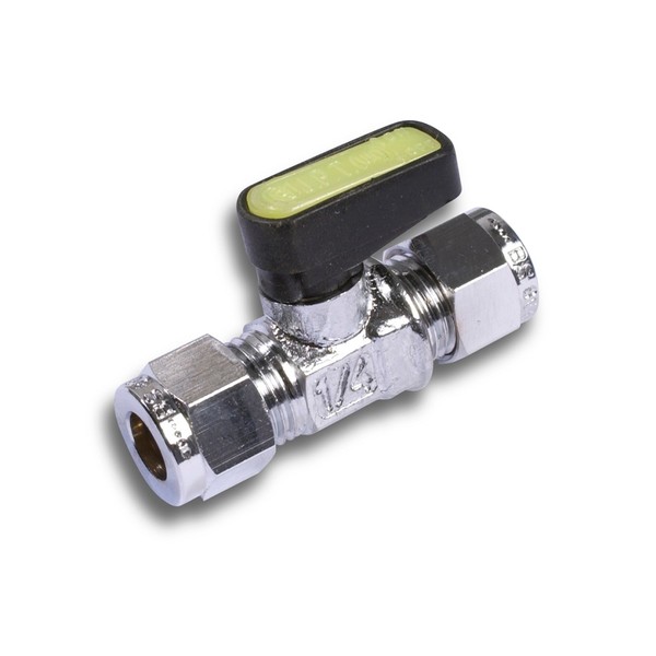 MM Metrogas 8mm Chrome Mini Ball Valve C x C