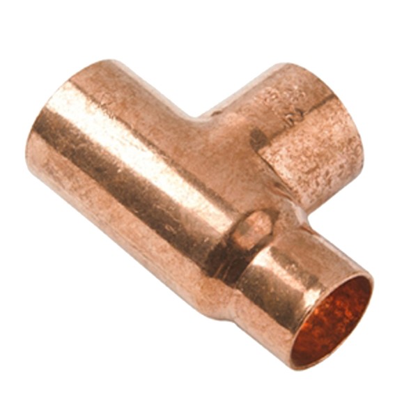 EF24R End Feed Reduced Tee 22 x 15 x 22mm