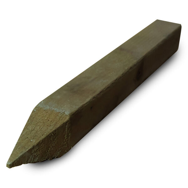 Green Treated Pointed Pegs 47 x 50 600mm