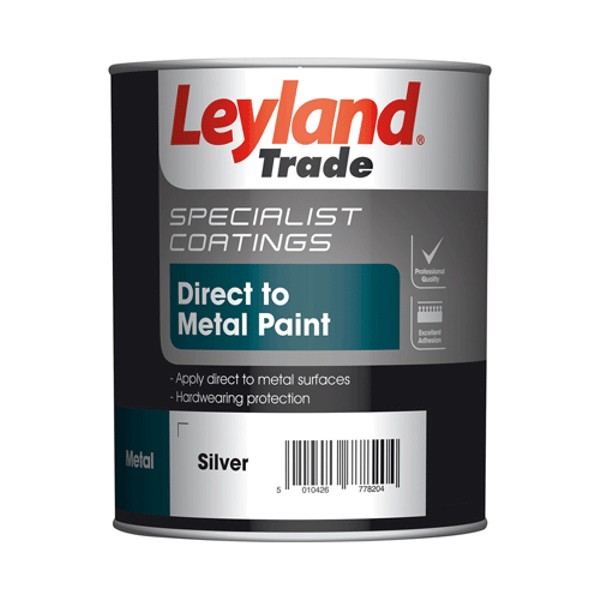 Leyland Direct To Metal Paint 750ml Silver