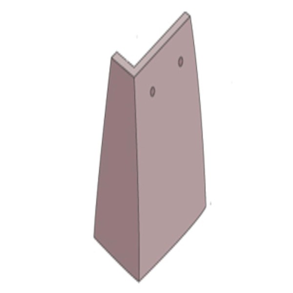 Marley Bay Angle 90 Degree Left Hand External Smooth Grey