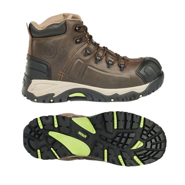 Apache Neptune S3 Non Metalic Safety Boot Size 8 Brown