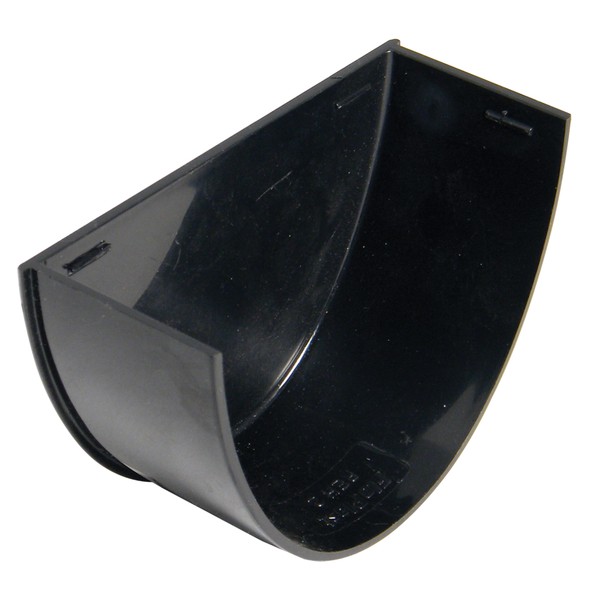 Floplast Deepflow Gutter Internal Stop End Black REF REH2