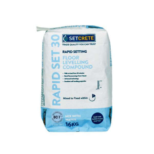 Setcrete Rapid Set 30 Floor Levelling Compound 16kg Ref T1030H2A